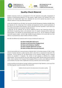 Quality-Check Material :: AGQM